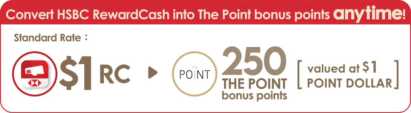 SHKP Malls x HSBC Reward+ RewardCash Conversion Offer